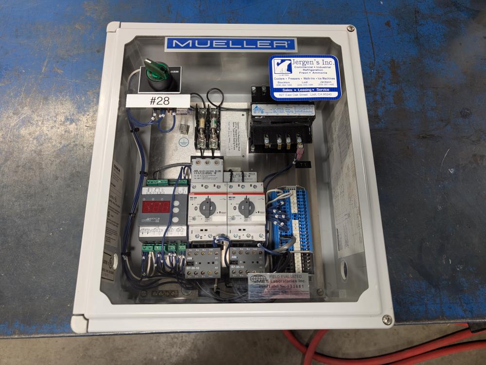 Mueller 4 Plate Falling Film Water Chiller with Condenser